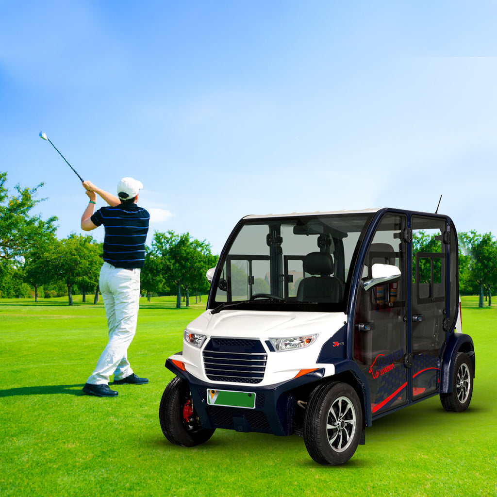 Megawheels Luxury Electric A.C. Golf Cart Golf Buggy for Sightseeing 4 ...