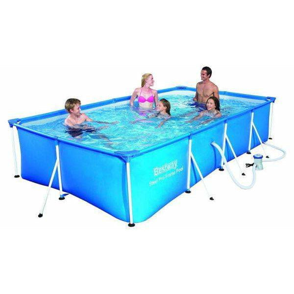 Bestway Family Splash Frame Rectangular Pool With Filter 5700L – Rafplay